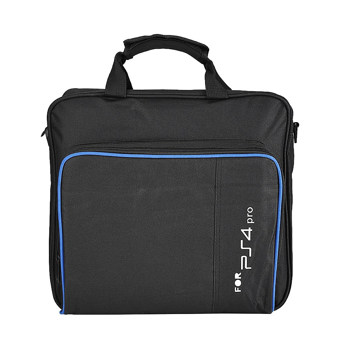 Zerone Portable Carrying Bag Travel Shoulder Bag Storage Case for PS4 Pro Black