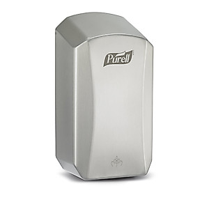 PURELL LTX Behavioral Health Touch-Free Hand Sanitizer Dispenser, Stainless Steel, for 1200 mL PURELL LTX-12 Hand Sanitizer Refills (Pack of 1) - 1926-01