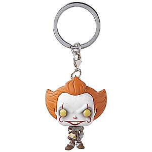 Funko Pop! Keychains: It 2 - Pennywise with Beaver Hat, Multicolor