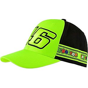 Valentino Rossi Man Standard Cap, Fluo Yellow, One Size