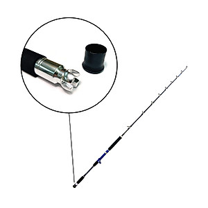 EatMyTackle Pro Jigging Rod | Saltwater Fishing Rod (30-50lb. Fast Action, 2pc)