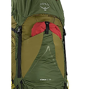 Osprey Atmos AG LT 50L Men's Backpacking Backpack, Scenic Valley/Green Peppercorn, L/XL