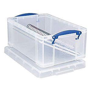 Really Useful Plastic Storage Box 9 Litre Clear