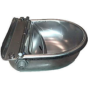 Automatic Farm Grade Stainless Stock Waterer Horse Cattle Goat Sheep Dog Water by RNL RabbitNippLes