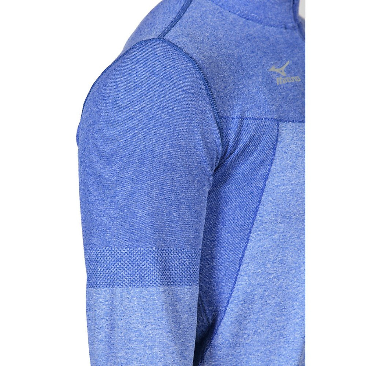 Mizuno Seamless Jacket, Heathered Royal Blue, Small