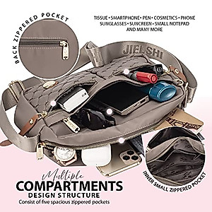 Katloo Nylon Crossbody Purse for Women, Laides Shoulder Handbags Roomy Multiple Pockets Fashion Satchel Purse