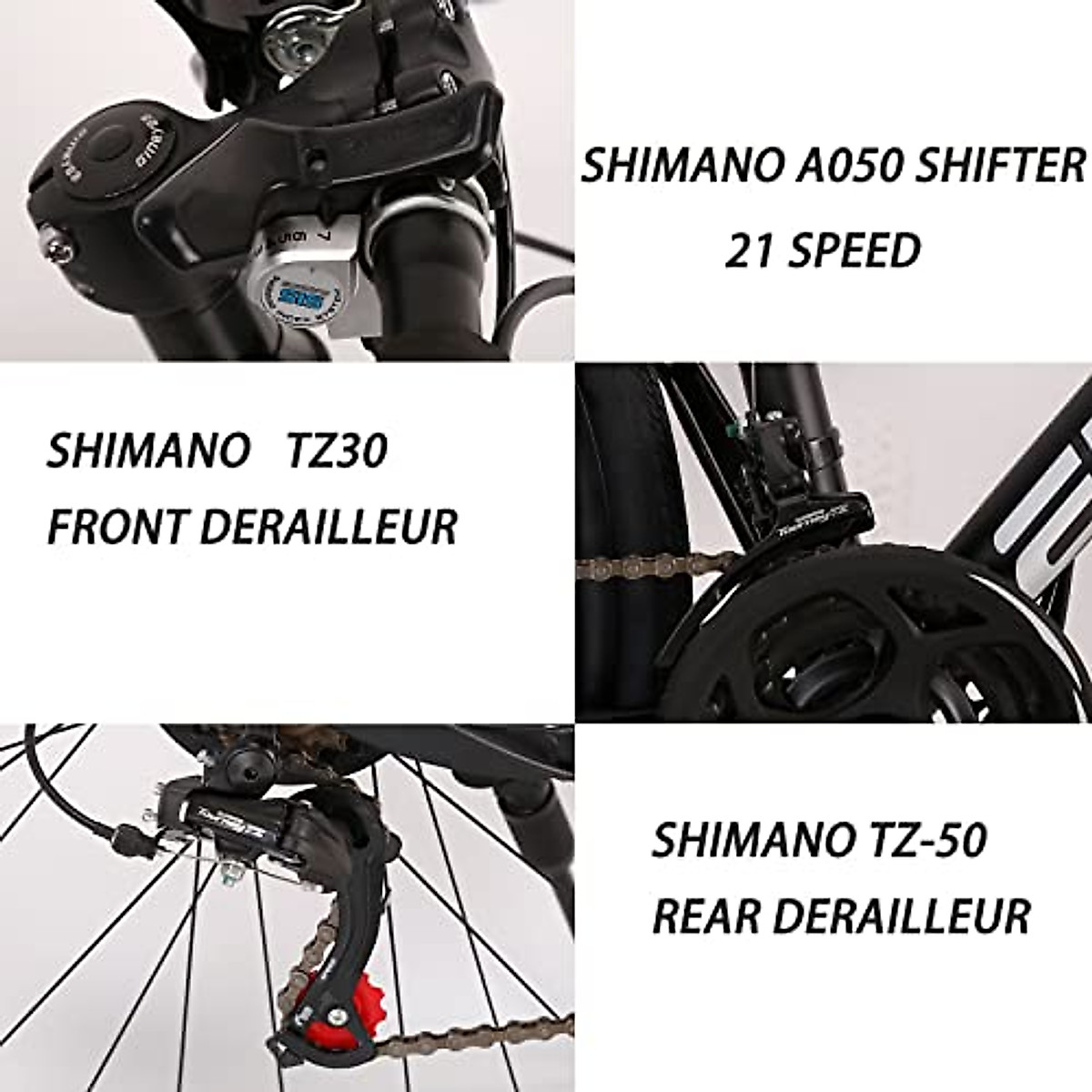 EUROBIKE Road Bike,21 Speed Bicycle with Disc Brake,700C Wheels Road Bikes for Men or Women,49cm/54cm Frame for Adult Cycling Bicycle (XC580 Red, 54cm Frame)