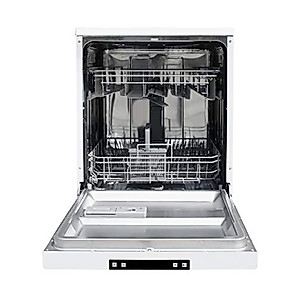 SPT SD-6513WA 24″ Wide Portable Dishwasher with ENERGY STAR, 6 Wash Programs, 10 Place Settings and Stainless Steel Tub – White