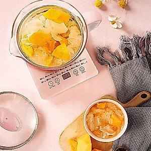 1.5L Intelligent Multifunctional Health Pot Home Electric Kettle Electric Teapot Glass Teapot Water Heater High Borosilicate Glass Pot Body Precision Temperature Control Stainless Steel A,1.8L (Color