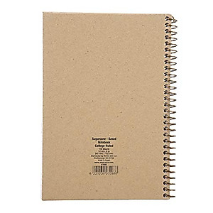 Mintra 100% Recycled Notebooks (Junior Size (6.5in x 9.5in), Plain Cover 3pk)