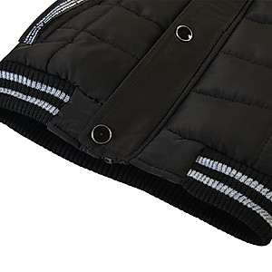 AMIYAN Toddler Boys Down Jacket Fur Collar Hood Thick Warm Winter Snowsuit Coat Parka 3-4T