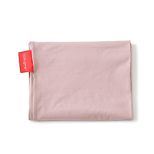 bbhugme Pregnancy Pillow Cover - Cotton Jersey Fabric - Fits Pregnancy Pillow for Side Sleeping - Cover Only, Pregnancy Pillow Sold Separately, Dusty Pink