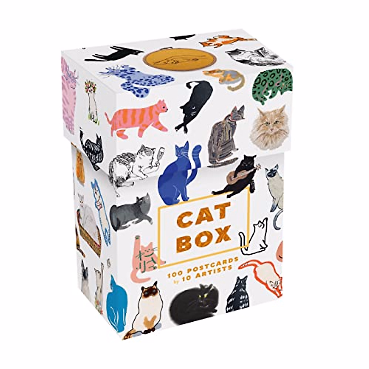 Princeton Architectural Press Cat Box: 100 Postcards by 10 Artists