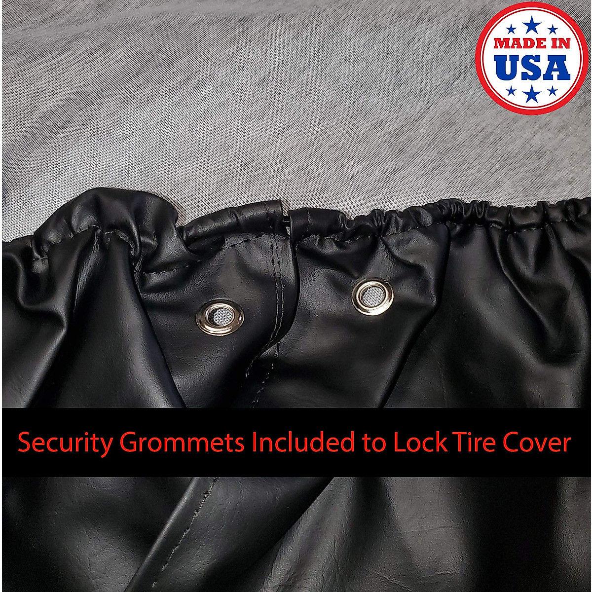 Jack o Lantern Evil Pumpkin Halloween JL Spare Tire Cover with Backup Camera Black Size 32 Inch