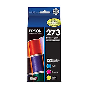 Epson® Claria, Premium 273 Color Ink Cartridges (T273520-S), Pack of 4