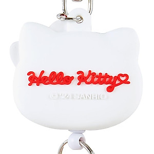 Sanrio 168645 Face Shaped Reel Key Holder, Hello Kitty Key Mascot, Hello Kitty, 5.1 x 1.9 x 0.7 inches (13 x 4.9 x 1.8 cm), Character