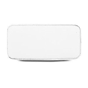 EVVE Women's Small Satchel Bag Classic Top Handle Purses Fashion Crossbody Handbags with Shoulder Strap | WHITE