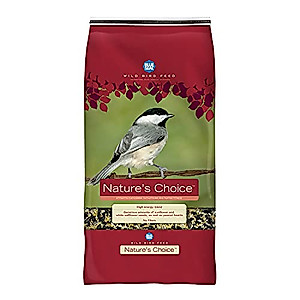 Blue Seal Nature's Choice Wild Bird Seed | High Energy Blend, Sunflower and White Safflower Seeds, No Filler | 8 Pound Bag