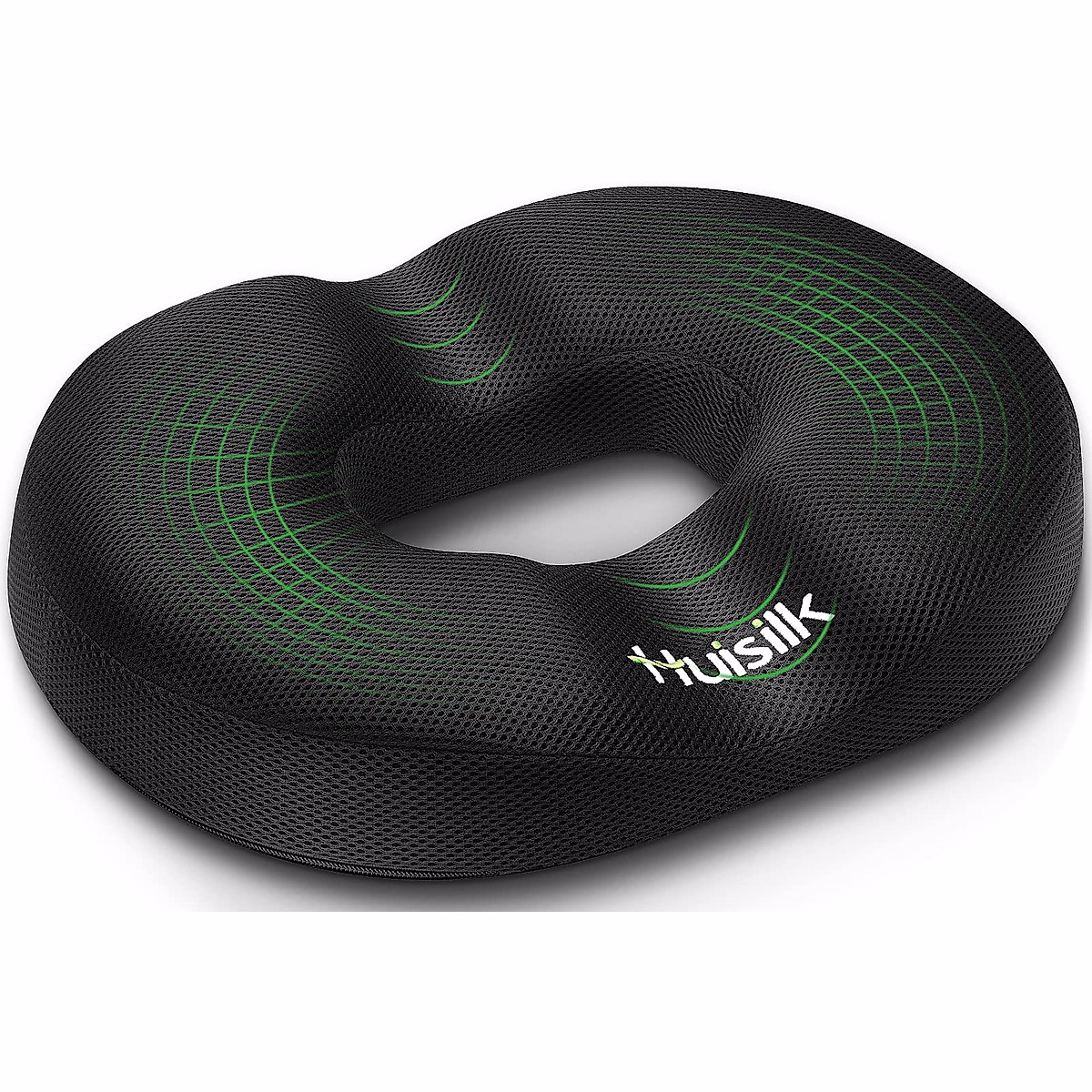 HUISILK Donut Pillow Chair Seat Cushion Office Hemorrhoid Cushions Car Sitting Pad Tailbone Coccyx Sciatica Orthopedic Pain Pressure Relief