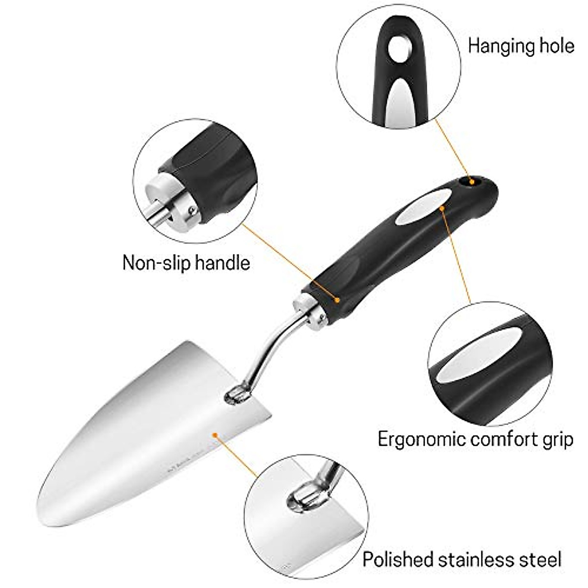 Mr. Pen- Trowel, Garden Trowel, Stainless Steel, Small Shovel, Heavy Duty, Rust Resistant, Garden Shovel, Hand Shovel, Garden Spade, Gardening Shovel, Trowel Garden Tool, Hand Trowel, Potting Shovel