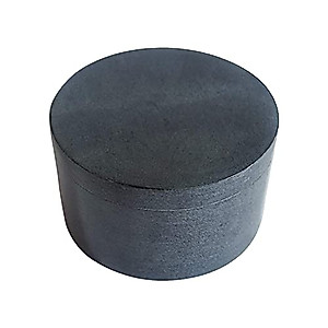 Kaizen Casa Unique Salt and Pepper Box Elegant Natural Stone Salt Box with Lid for Salt, Spice and Herbs Storage ( 3.5" x 2")