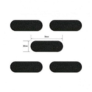 Lot of 5 25mm x 70mm Oval Bike Bases Bitz for L8