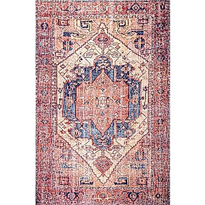 nuLOOM Leslie Persian Area Rug, 4' x 6', Peach