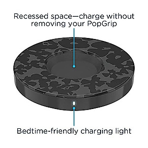 PopSockets PopPower Home Wireless Charger for Phones and Tablets - Night Blooms
