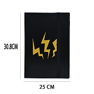 9 Pocket Trading Card Album ， Scrapbook ， Scrapbook Trading Cards Album Binder with 360 card capacity (black)