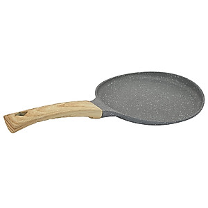 Nonstick Pan, Frying Pan Flat Bottom Even Heating Stick Free Cooking Kitchen Ware with Handle for Food, Non-Stick Pancake Griddle Compatible with Induction Cooktop(20cm)