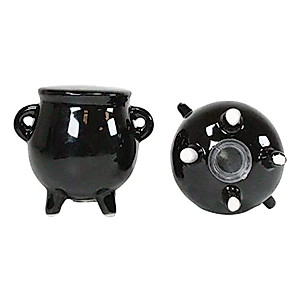 "Home Décor Accents" Halloween Witching Hour Witch Magic Cauldrons Salt N Pepper Shakers - Home Accents 33-kl1-9016