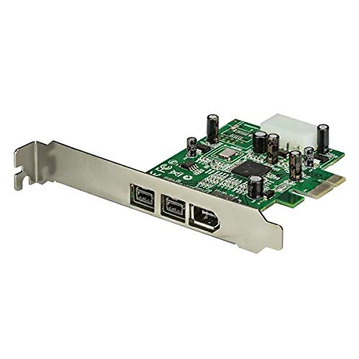 StarTech.com 3 Port 2b 1a 1394 PCI Express FireWire Card Adapter - 1394 FW PCIe FireWire 800 / 400 Card , TAA (PEX1394B3)