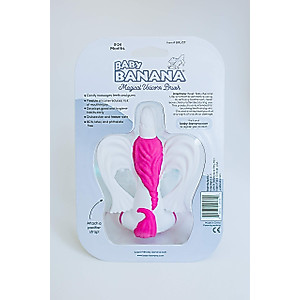 Baby Banana - Magical Unicorn Toothbrush , Training Teether Tooth Brush for Infant, Baby, and Toddler