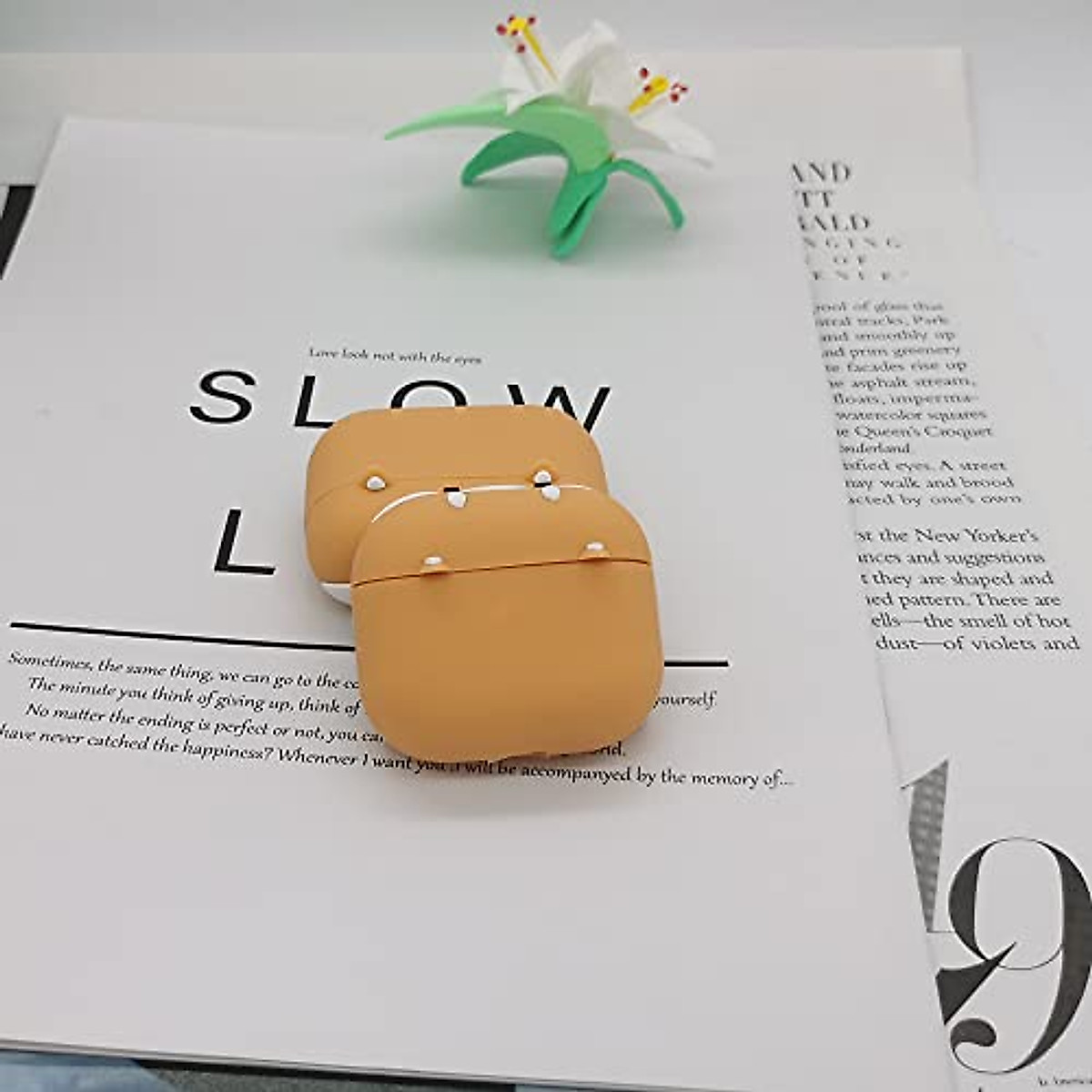 Dehoko Compatible with AirPods Case 3rd Generation 2021, Kawaii Funny Cute Kids Girls Boys Women Silicone Protective 3D Cartoon Shiba Inu Corgi Dog Design Case Cover for AirPods 3 Gen (Corgi Dog)