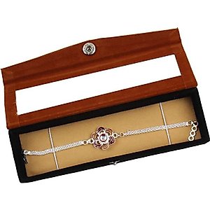 Rakhi Bracelet Rakhi Raksha Rakhi for Bhai Bandhan Rakhi for Brother Rakhi for Bhabhi Rakhdi Rakhi Bracelate (Silver Rakhi)