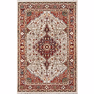 Momeni Lenox Area Rug, 7'6" X 9'6", Red