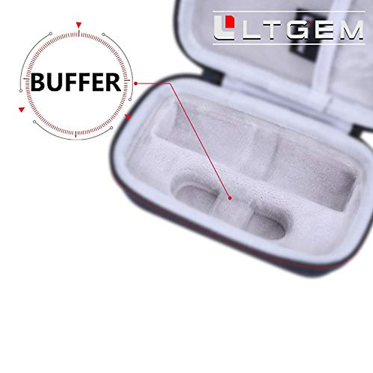 LTGEM Hard Case for Sphero Specdrums (2 Rings) App - Travel Protective Carrying Case Bag(Case Only)