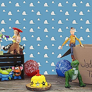 Art Studio 7x5ft It's a Boy Story Themed Birthday Party Photography Backdrops Blue Sky White Clouds Baby Shower Photo Background Kids Hero Photo Booth Studio Props Vinyl