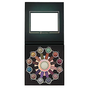 bh Cosmetics, 25 Color Face Palette, Eyeshadow & Highlighter Palette, Baked Pigment, 14 oz