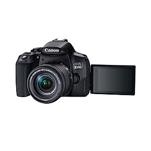 Canon-International, EOS 850D Rebel T8i Digital SLR Camera 18-55mm Lens 3 Lens DSLR Kit with Complete Accessory Bundle 128GB - International Model (Renewed)