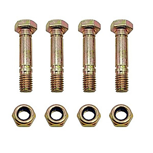 710-0890 Shear Pins and Nuts Fits MTD Cub Cadet Troy-Bilt 710-0890 710-0890A 910-0890A 4 Pack