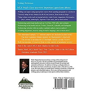 MLA Made Easy: Your Concise Guide to the 9th Edition
