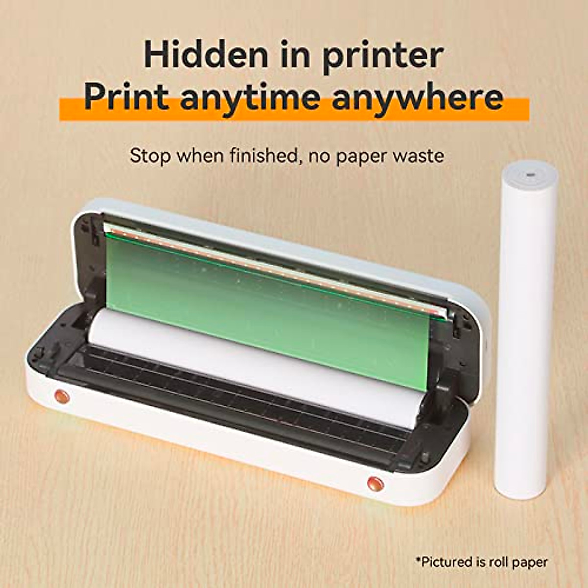 A4 Thermal Paper, 210 x 297 mm - 100 Sheets, for Brother PocketJet PJ762/PJ763MFi, HPRT MT800/MT810, PeriPage A40 Printers, Printing Paper Size 8.26" x 11.69"