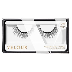 Velour Vegan Luxe Eyelashes – Luxurious Natural False Lashes - Lightweight, Reusable, Handmade Fake Lash Extensions - Wear up to 25 Times – 100% Vegan Mink, Soft and Comfortable, All Eye Shapes