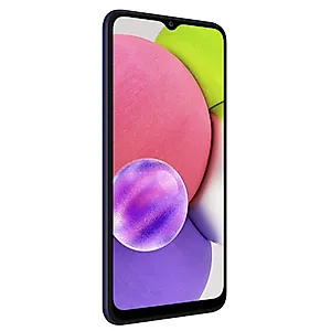 SAMSUNG Galaxy A03S 4G LTE (NOT 5G) 6.5" HD+ Triple Camera 5000mAh Battery, Dual Sim GSM Unlocked Global 4G Volte (NOT VERIZON/Boost) International Model A037M/DS (Blue, 64GB + 4GB)