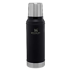 Stanley Classic Vacuum Insulated Wide Mouth Bottle - BPA-Free 18/8 Stainless Steel Thermos for Cold & Hot Beverages – Keeps Liquid Hot or Cold for Up to 24 Hours