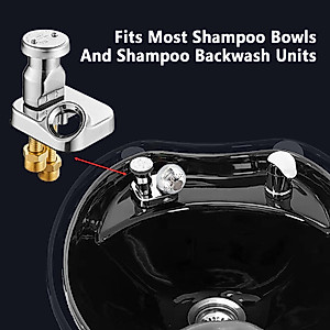 Fancemot Salon Faucet Parts, Barbershop Shampoo Bowl Faucet, Shampoo Bowl Hose, Shampoo Sprayer, Shampoo Sink Vacuum Breaker, Shampoo Bowls Sink Parts