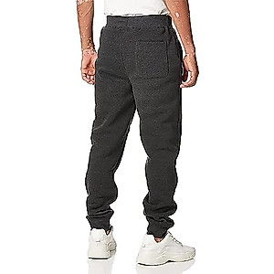 Southpole Men's Basic Active Fleece Jogger Pants-Regular and Big & Tall Sizes, HCH, M