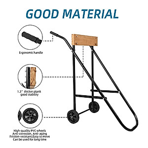 Outboard Boat Motor Stand, Engine Carrier Cart Dolly for Storage 2 - 40HP 165LBS Capacity for Yamaha Mercury Hidea