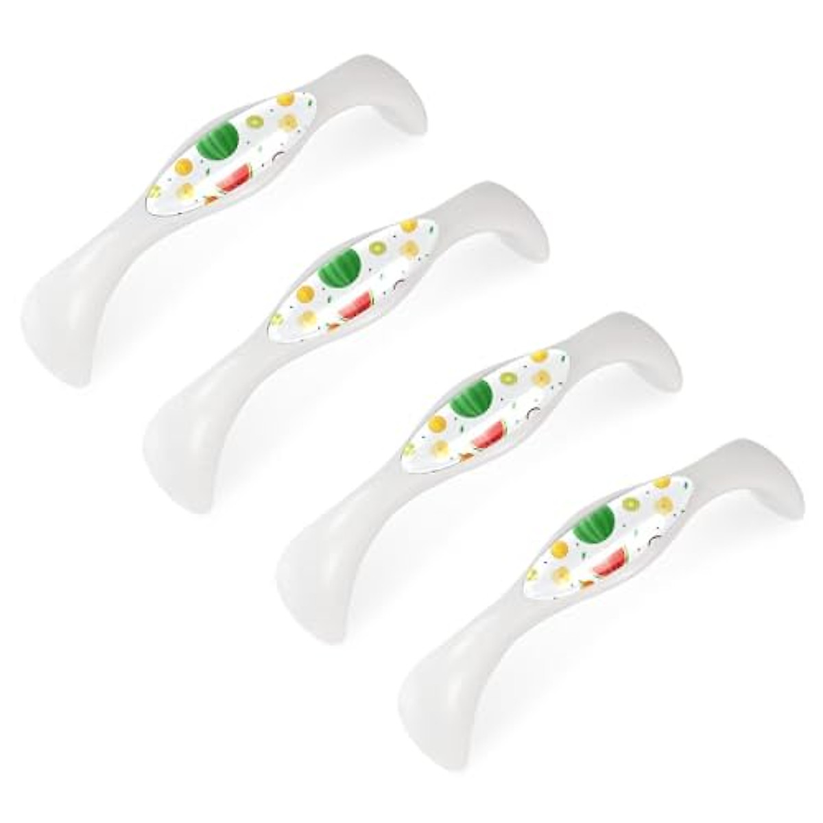 Pull Handle Fence Handle Long Cabinet Handles for Interior, Closet, Drawer, Outdoor, Garage, Colorful Fruit